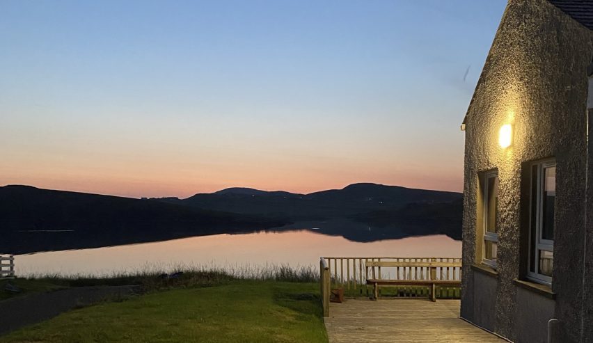 Loving the Lewis loch-view. - Independent Hostels