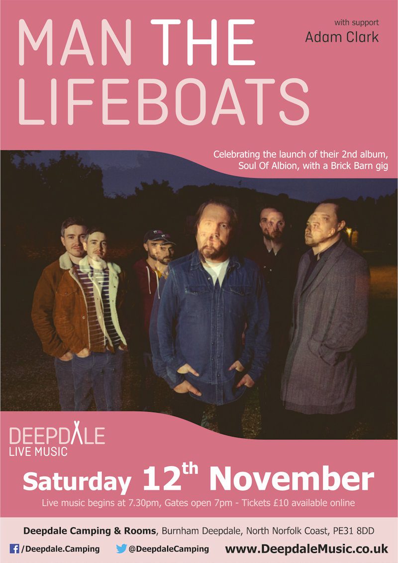 Man The Lifeboats, support Adam Clark - Live Music - Independent Hostels