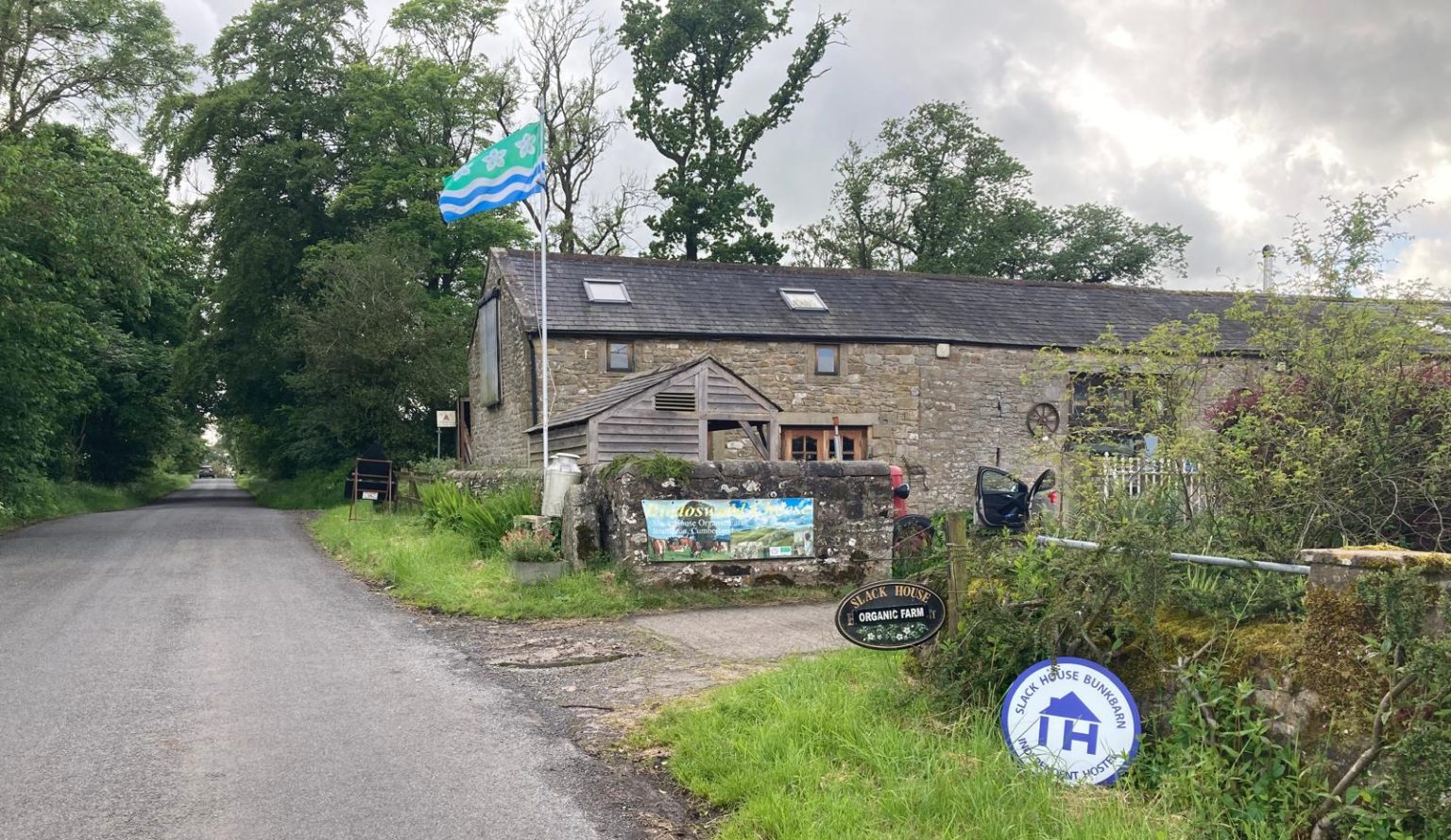 A hostel with a unique position, overlooking Birdoswald Roman Fort on ...